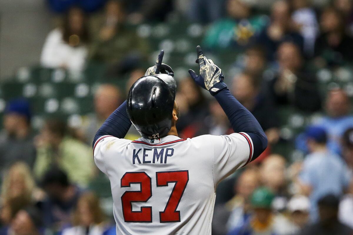 Matt Kemp Hit a Career-High 3 Home Runs in the Braves' Win over the ...
