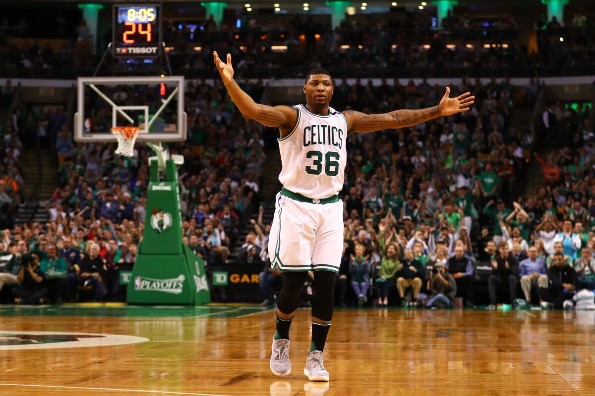 Marcus Smart Says He Took Himself out of Wizards vs Celtics Game 1 ...