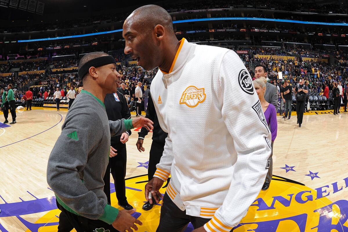 Isaiah Thomas Says Kobe Bryant Has Assisted with Film Prep Since Game 2 ...