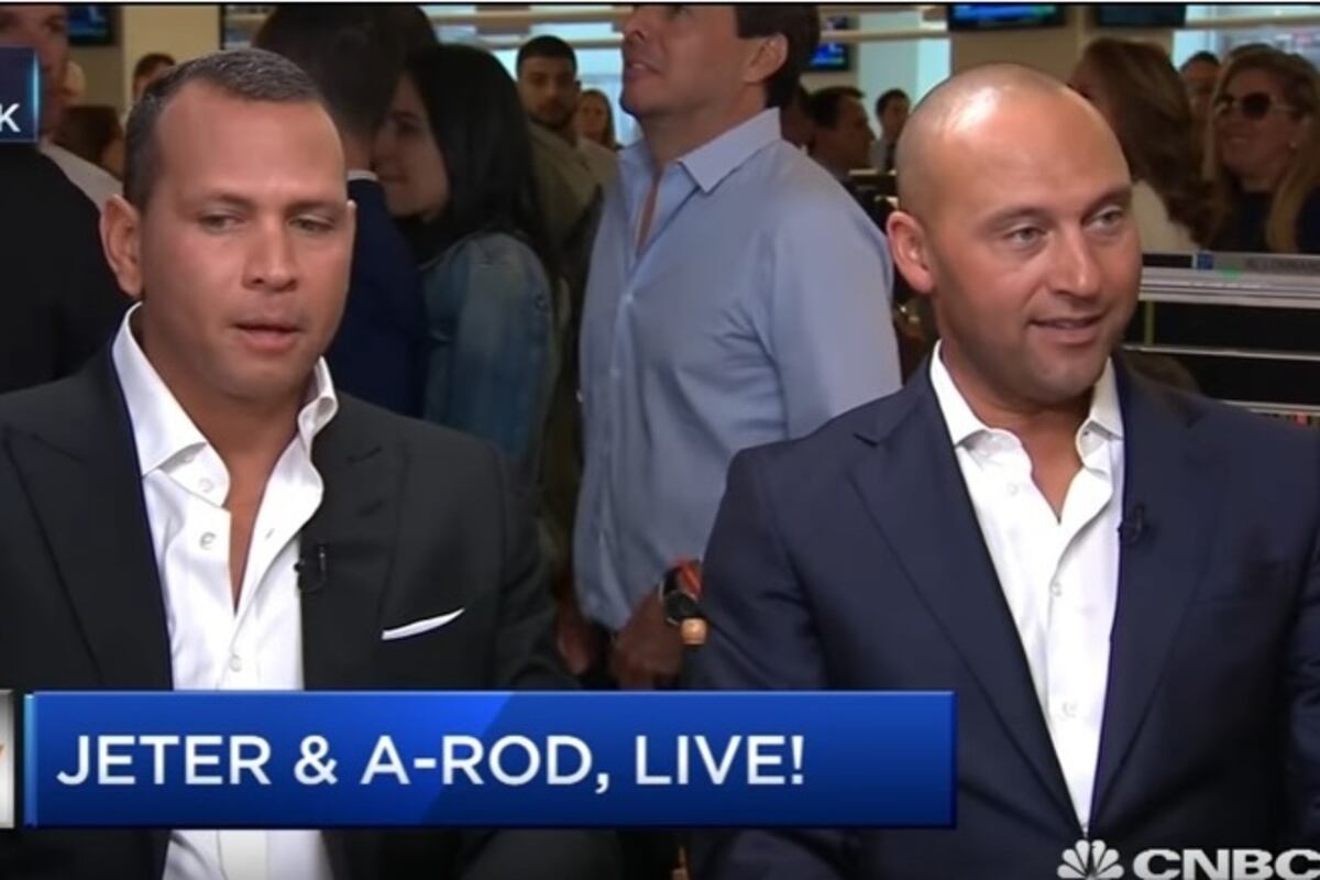 Derek Jeter and Alex Rodriguez Conduct Awkward CNBC Interview Together ...