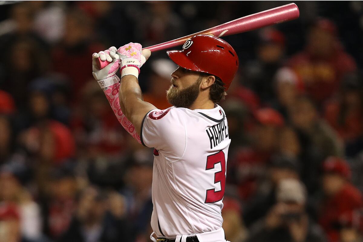 Bryce Harper Hits Walk-Off Home Run against Philadelphia Phillies ...