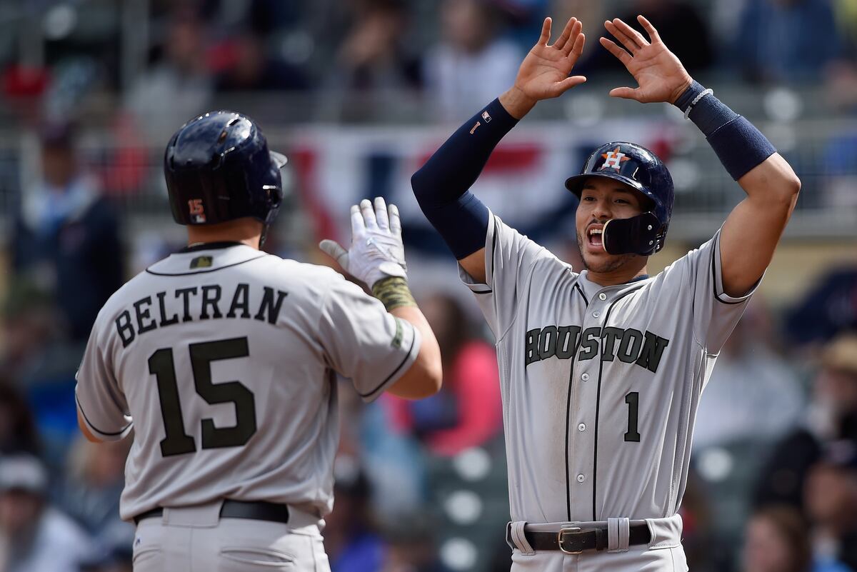 Astros Rally from 6 Runs Down in the 8th vs. Twins, Record Historic Win ...