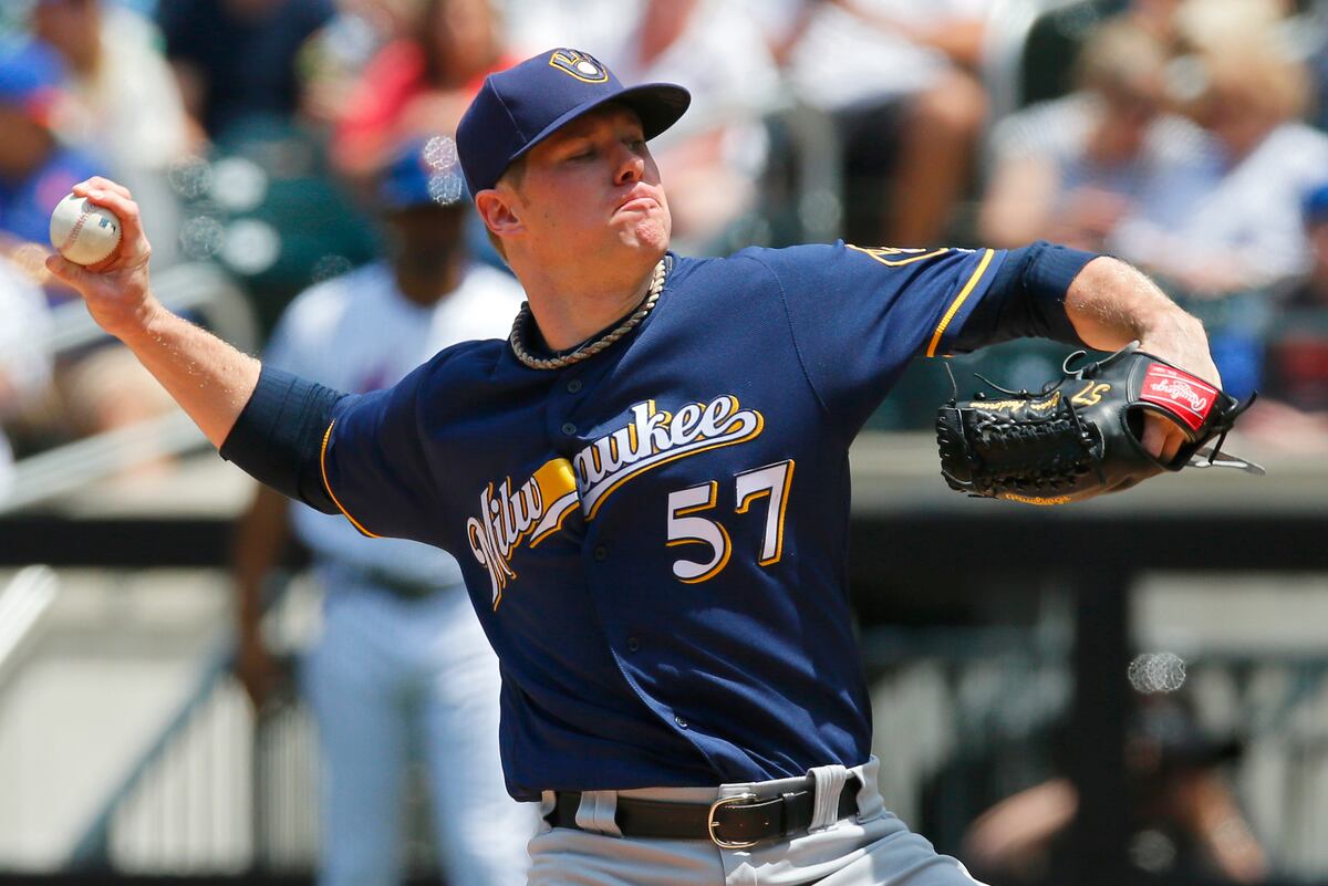 Chase Anderson Joins 3 Other Pitchers in Milwaukee Brewers History ...