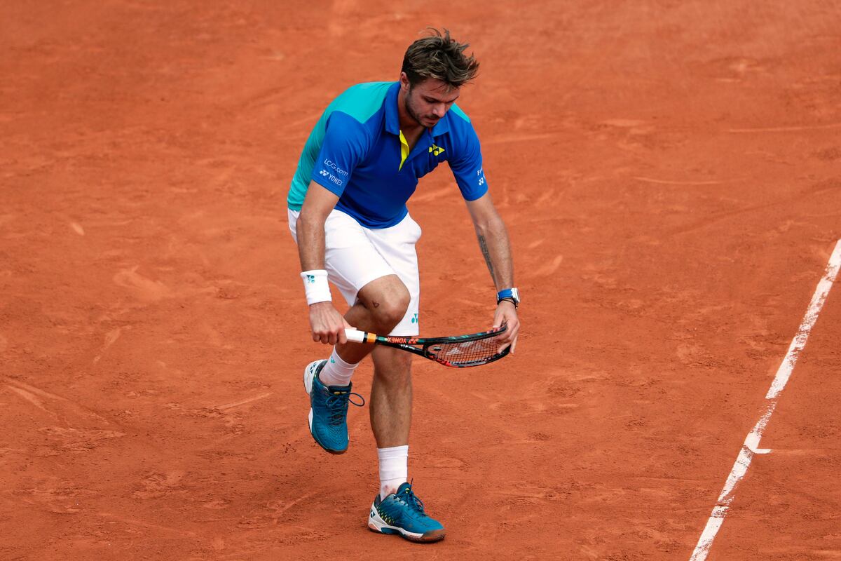 Stan Wawrinka Wrecks Racket During French Open Final vs. Rafael Nadal ...