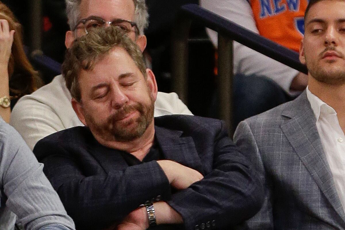When the Going Gets Tough, New York Knicks Owner James Dolan...Plays a ...