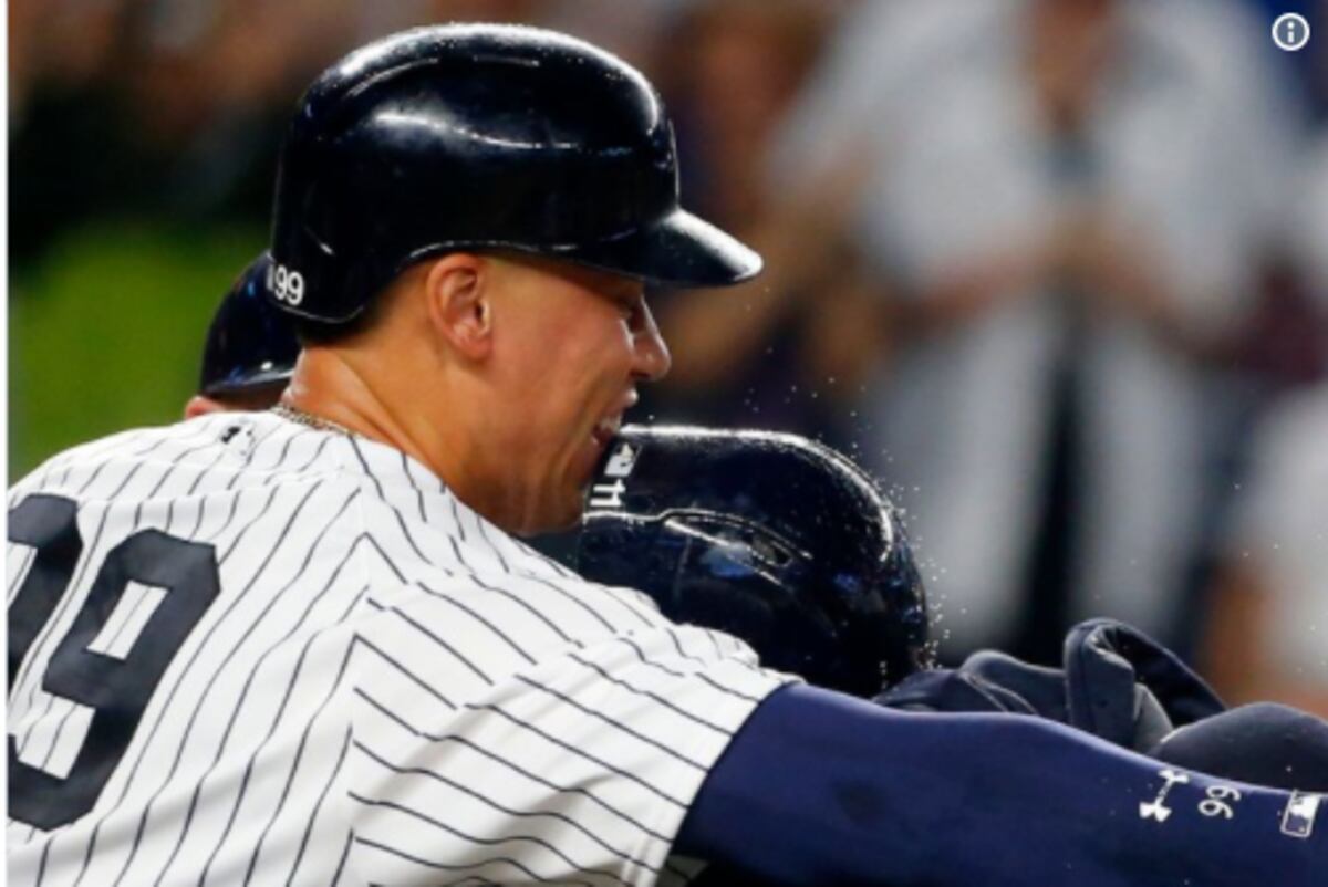 Yankees Star Aaron Judge Chips Tooth in Walk-Off Celebration | News ...