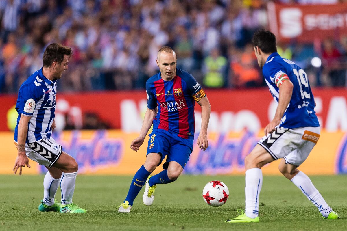 Andres Iniesta Ruled Out vs. Athletic Club, Olympiakos with Thigh ...