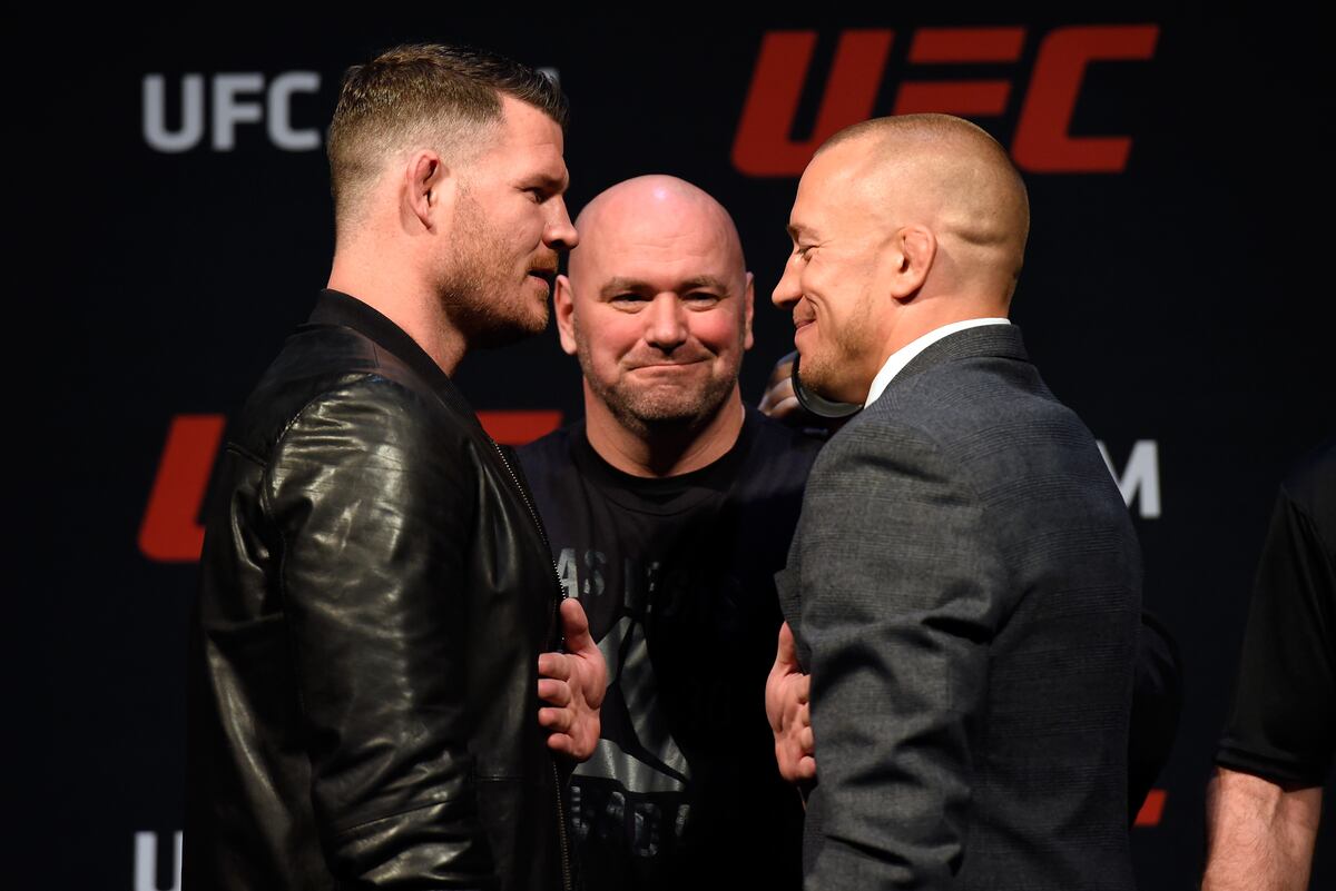 Dana White Confirms Gsp Bisping Is 100 On After Tyron Woodleys