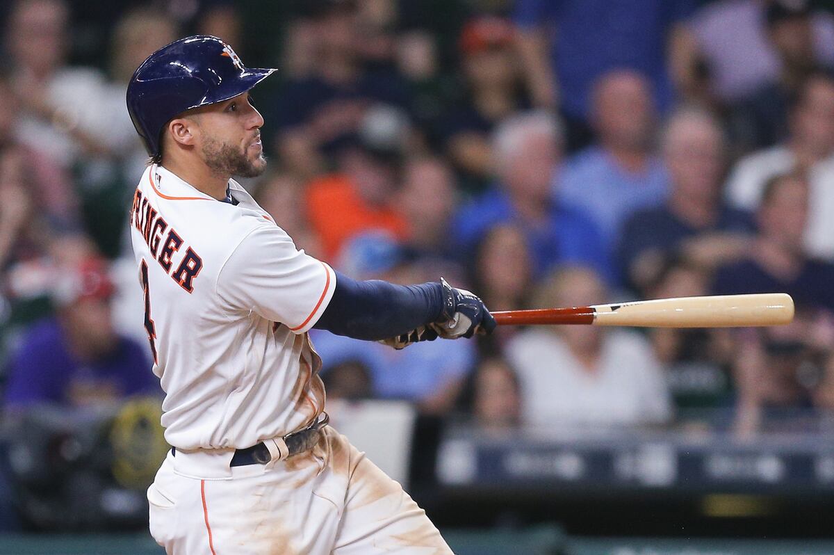 George Springer Day-to-Day After Elbow Injury Diagnosed as Contusion ...