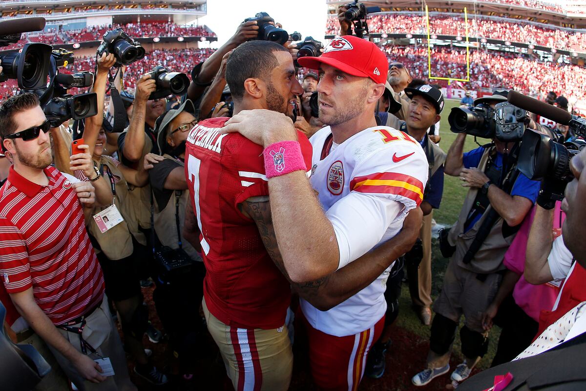Alex Smith on Colin Kaepernick: 'Crazy to Think That He's Not Playing ...