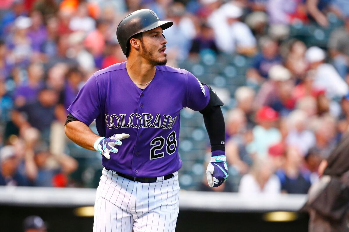 Nolan Arenado Exits Game vs. Braves with Hand Injury | News, Scores ...