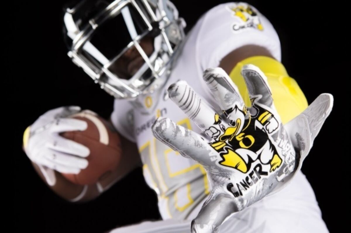 Oregon Will Wear 'Stomp Out Cancer' Uniforms Designed by Cancer ...