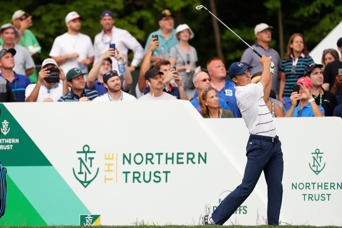 Northern Trust 2017: Jordan Spieth, Dustin Johnson Involved in 4-Way ...