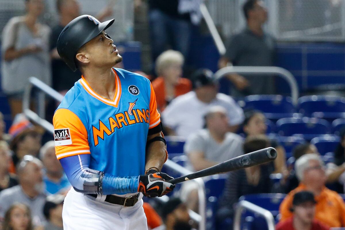 Giancarlo Stanton Hits 50th Home Run of Season vs. Padres | News ...