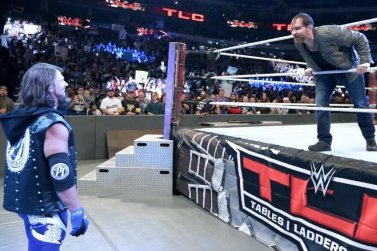 WWE TLC 2017: AJ Styles vs. Dean Ambrose and Best Title Matches in PPV ...
