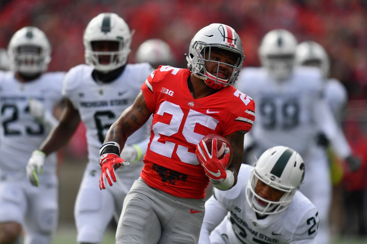 Mike Weber, Ohio State Rout Michigan State 48-3 | News, Scores ...