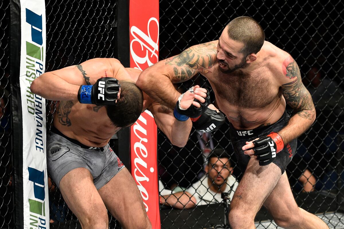 Fighter Spikes Opponent into Canvas with Brutal Elbow at UFC Norfolk ...