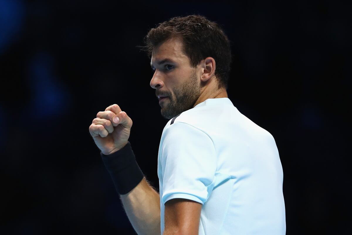 Grigor Dimitrov Defeats David Goffin to Win 2017 ATP World Tour Final ...