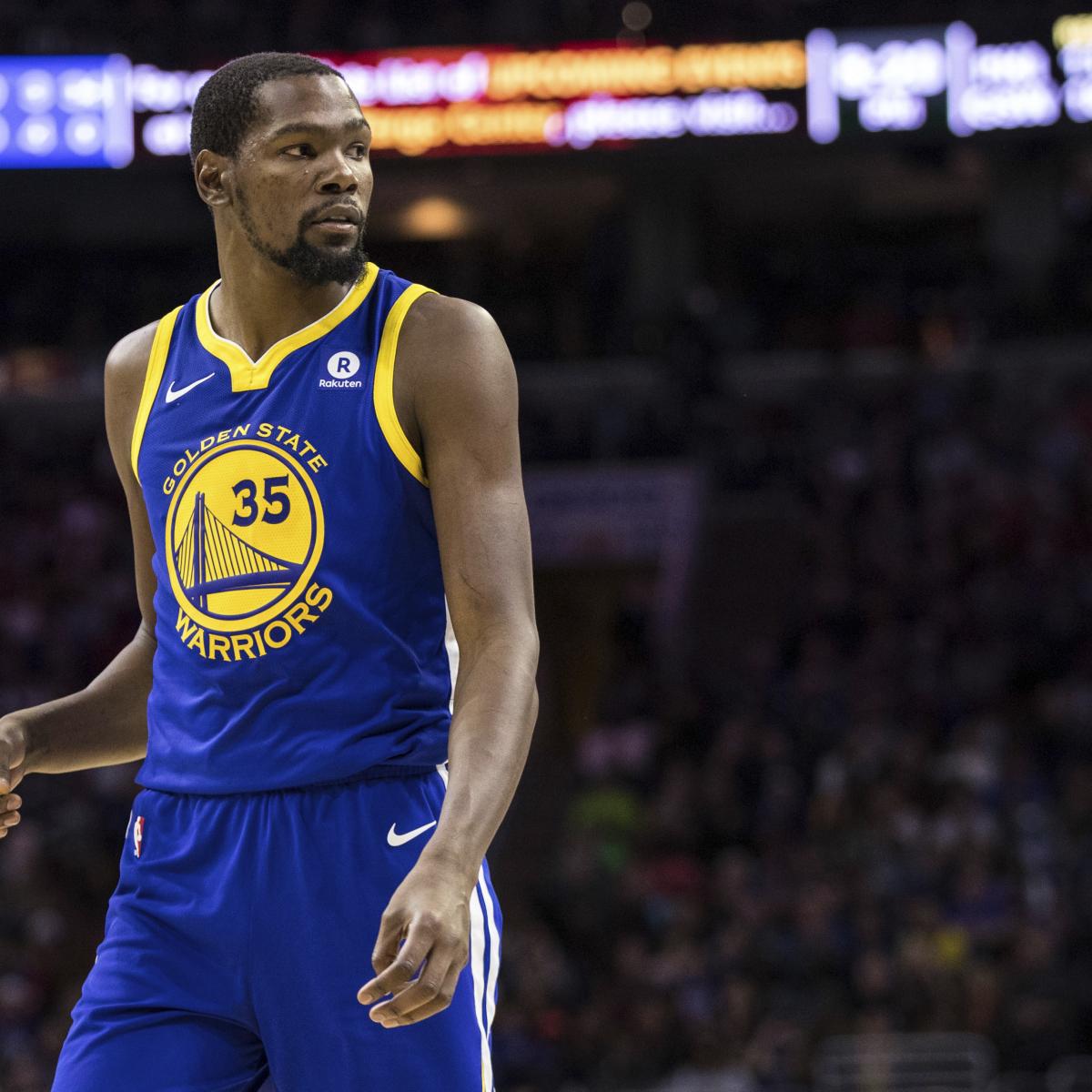 Kevin Durant Ruled out vs. Rockets with Calf Injury | News, Scores ...