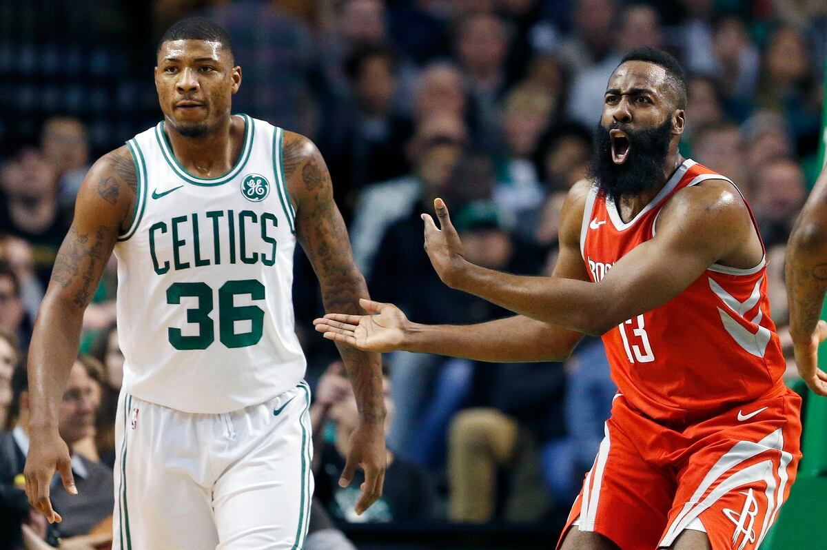 James Harden Offensive Fouls on Marcus Smart Confirmed by L2M Report ...