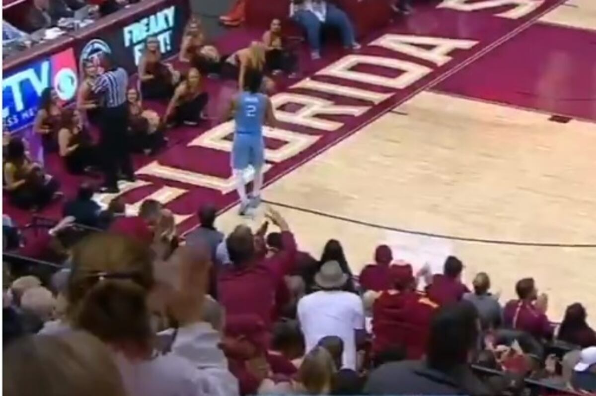 Referee Ted Valentine Turns Back When UNC's Joel Berry II Argues Non ...
