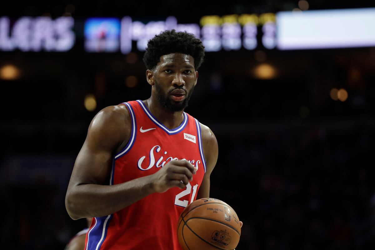 Joel Embiid Yells 'We Up Next' in Interview After Eagles' Super Bowl ...
