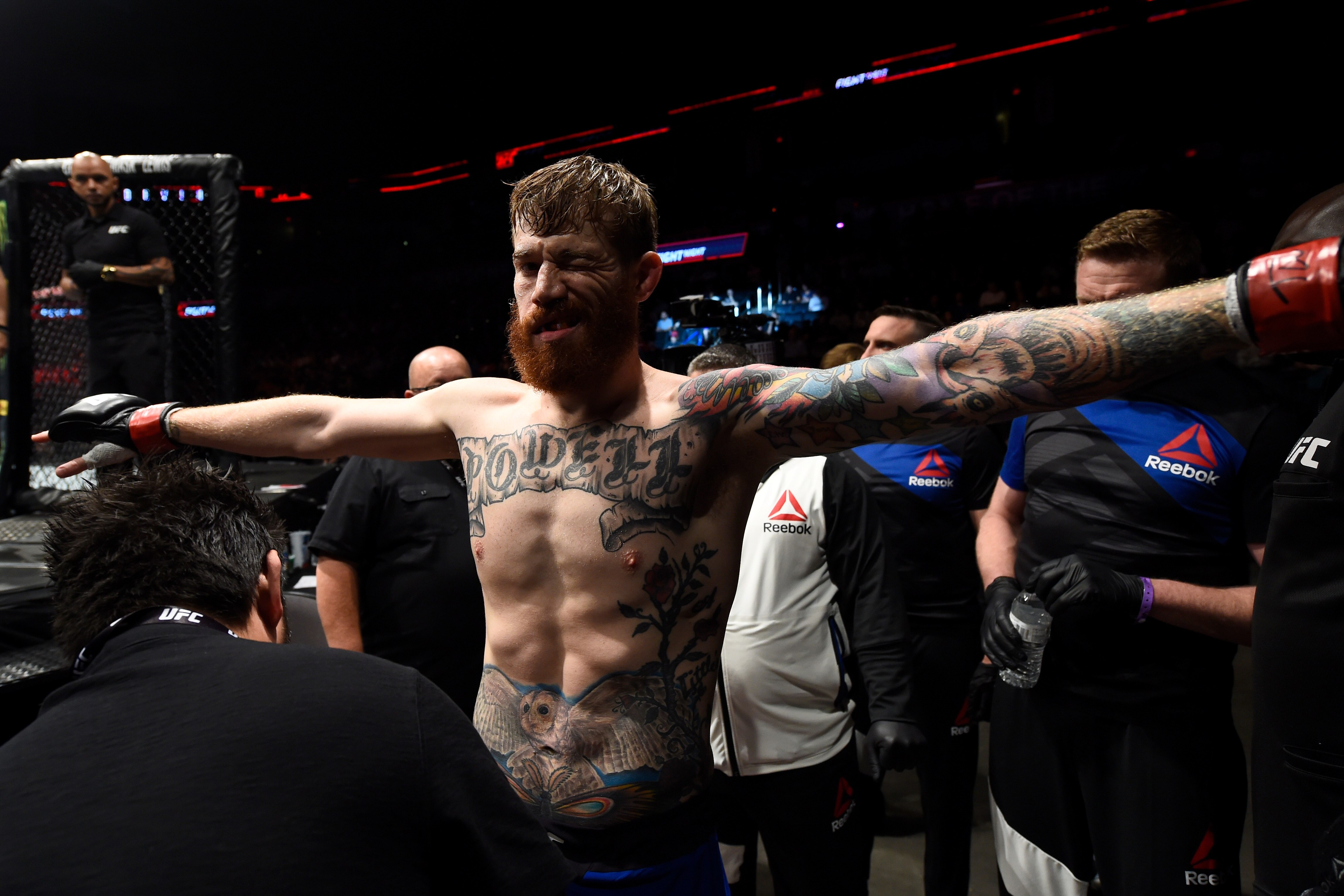 UFC's Devin Powell Ruptured Testicle in Training, Undergoes Success...