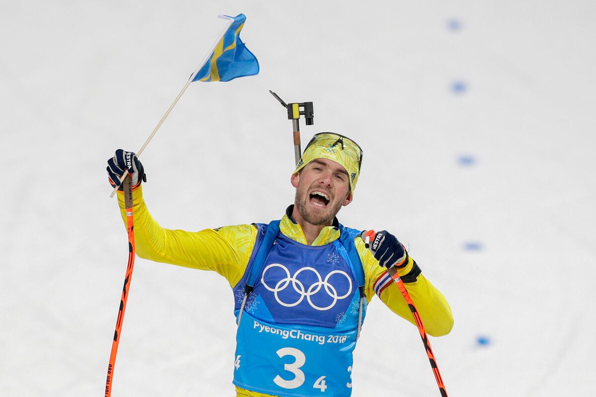 Sweden Wins Gold Medal for Biathlon Olympics 2018 4x7.5 Km Relay | News ...
