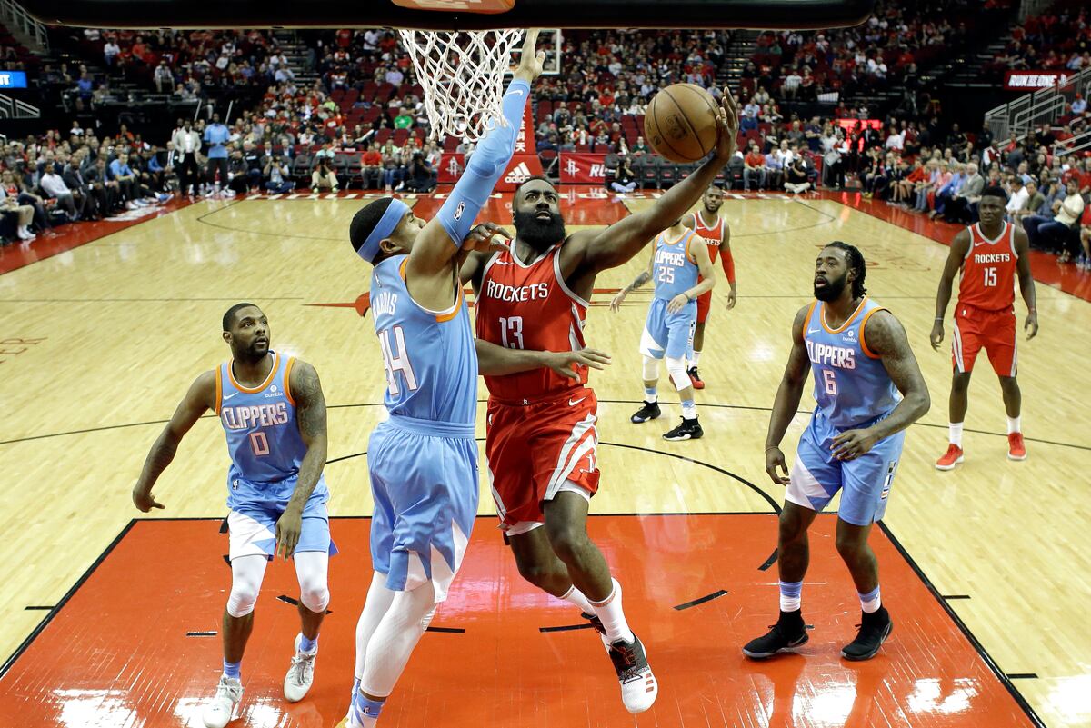 James Harden, Chris Paul Lead Rockets to 101-96 Win over Clippers ...