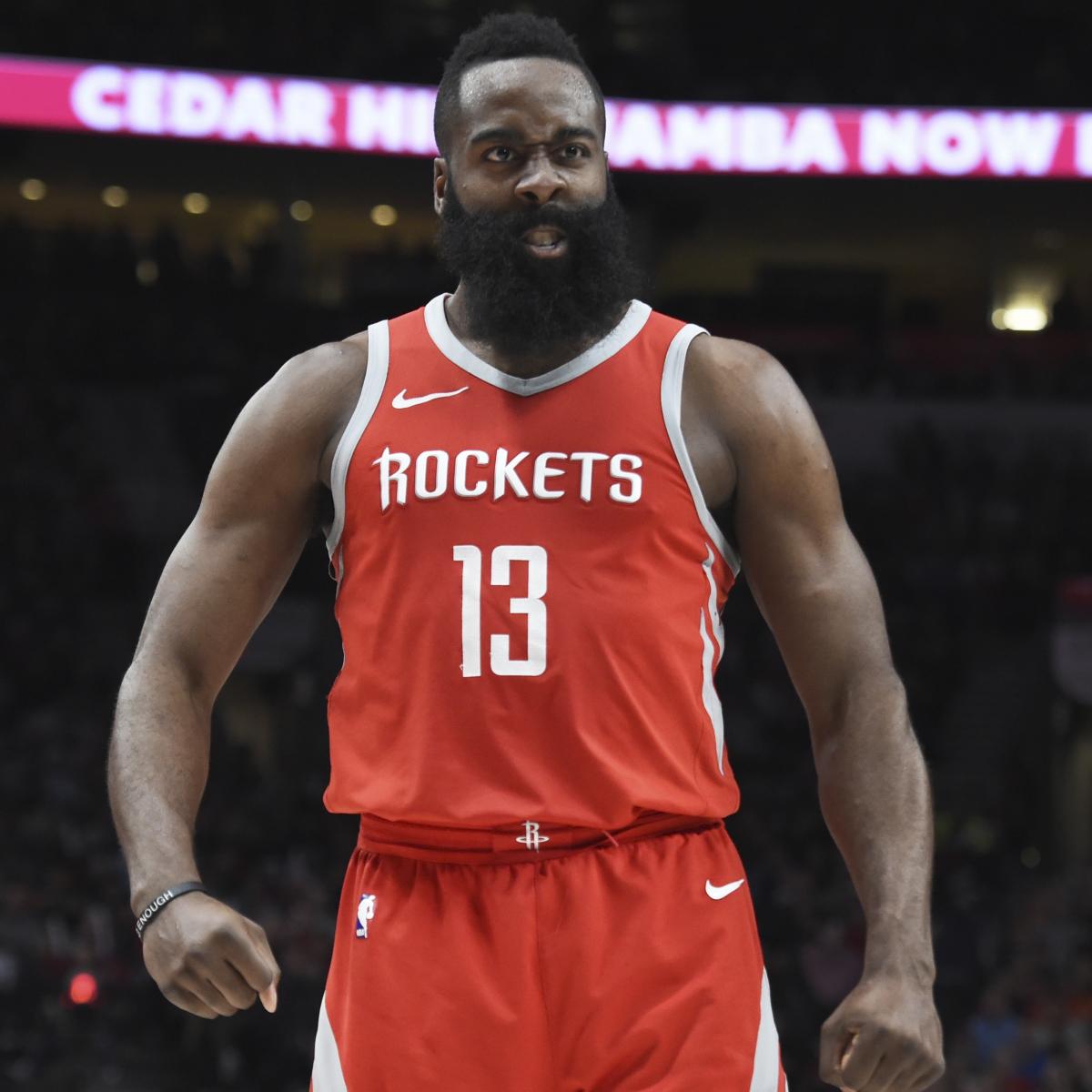 James Harden Drops 42 as Rockets End Damian Lillard, Trail Blazers' Win ...