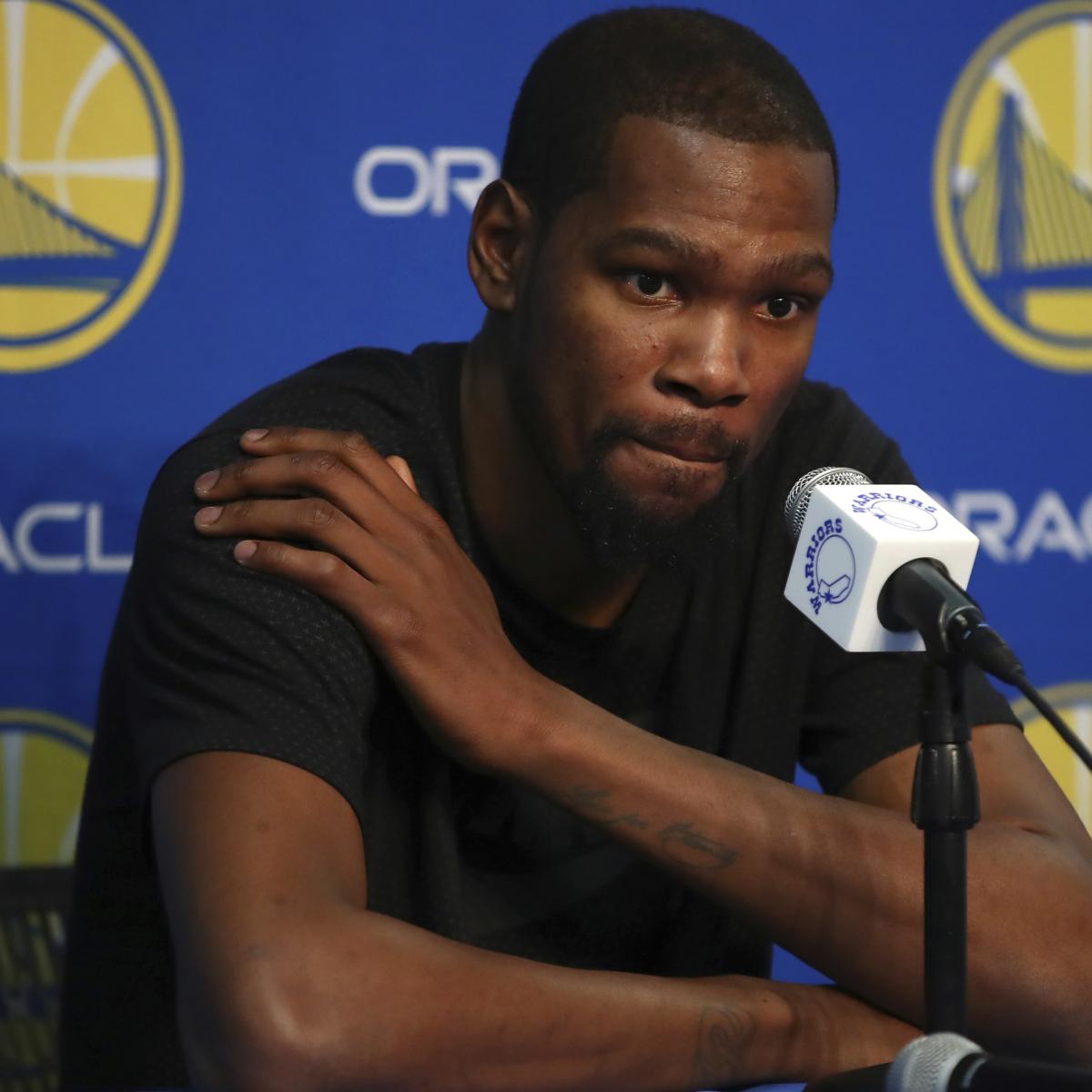 Kevin Durant on Warriors' Injury Issues: Not Anything Life-Threatening ... Kevin Durant on Warriors' Injury Issues: Not Anything Life-Threatening ...