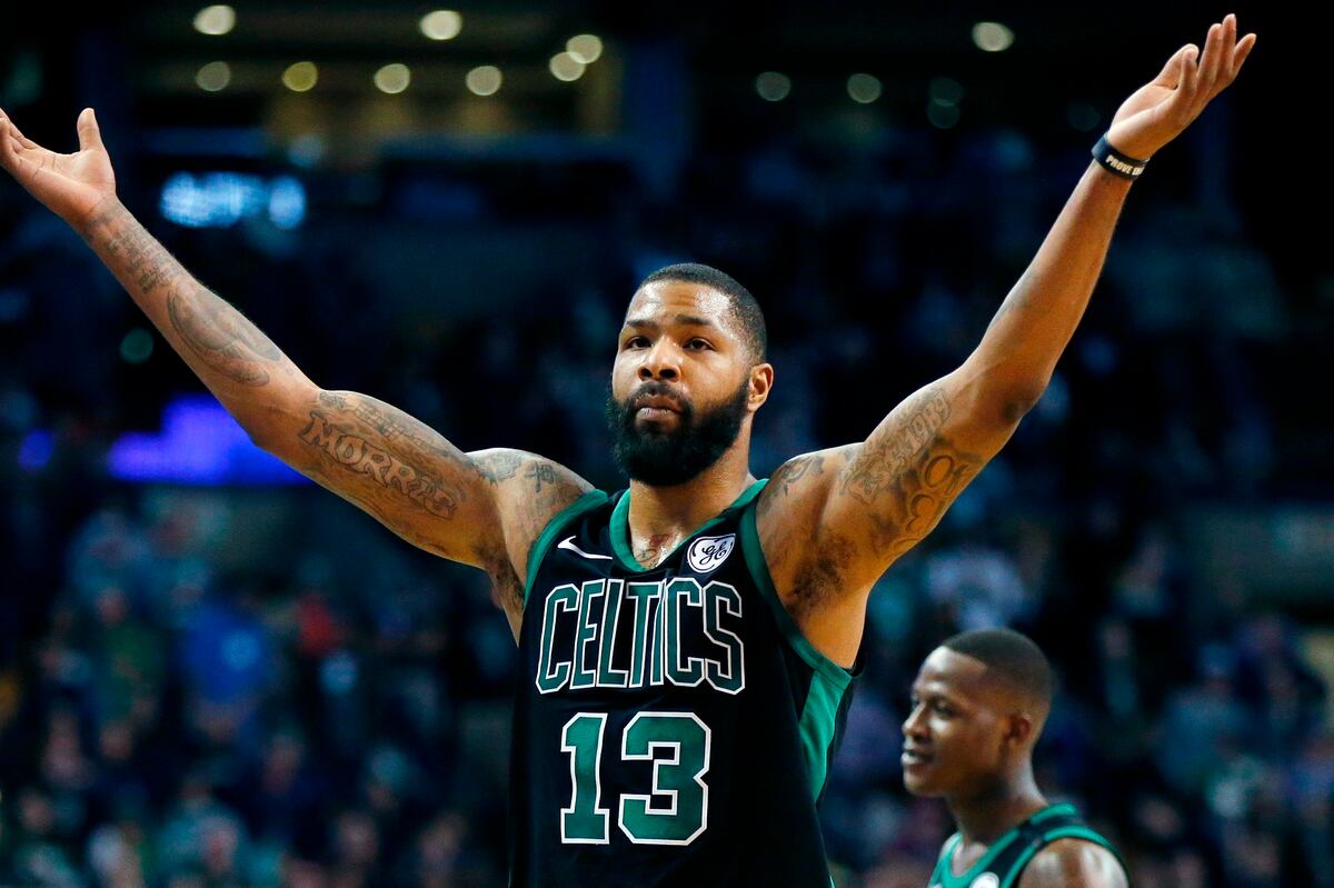 Marcus Morris Gets Ejected vs. Raptors, Slaps Ref on Butt Before ...