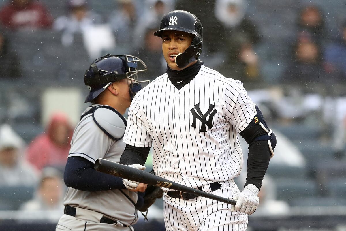 Giancarlo Stanton Has 1st 5-Strikeout Game of Career in Yankee Stadium Debut | News, Scores ...