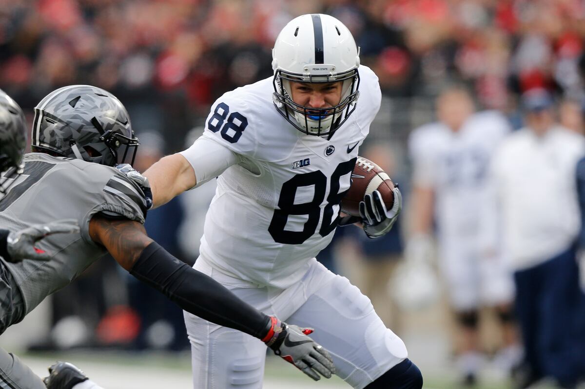 Mike Gesicki NFL Draft 2018: Scouting Report for Miami Dolphins' Pick ...