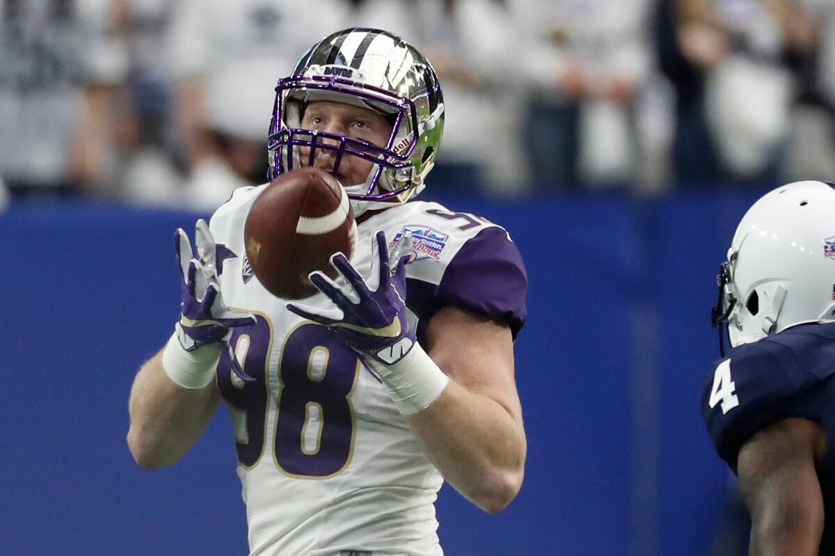 Will Dissly NFL Draft 2018: Scouting Report for Seattle Seahawks' Pick ...