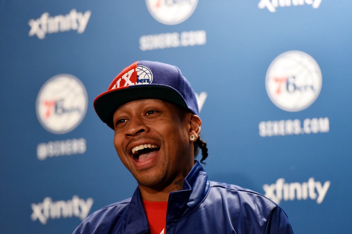 Allen Iverson 'Definitely' Backs 76ers to Win Title: I Think Our Time ...
