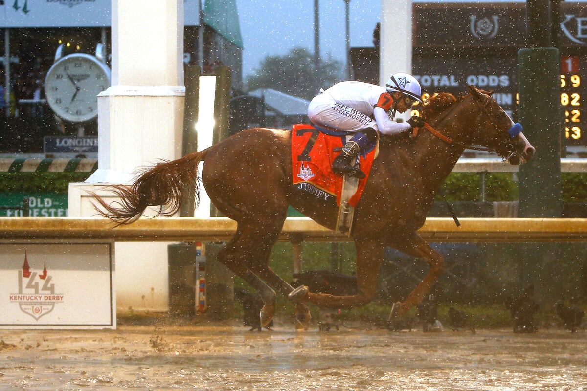 Justify Wins 2018 Kentucky Derby; Good Magic, Audible Place, Show ...
