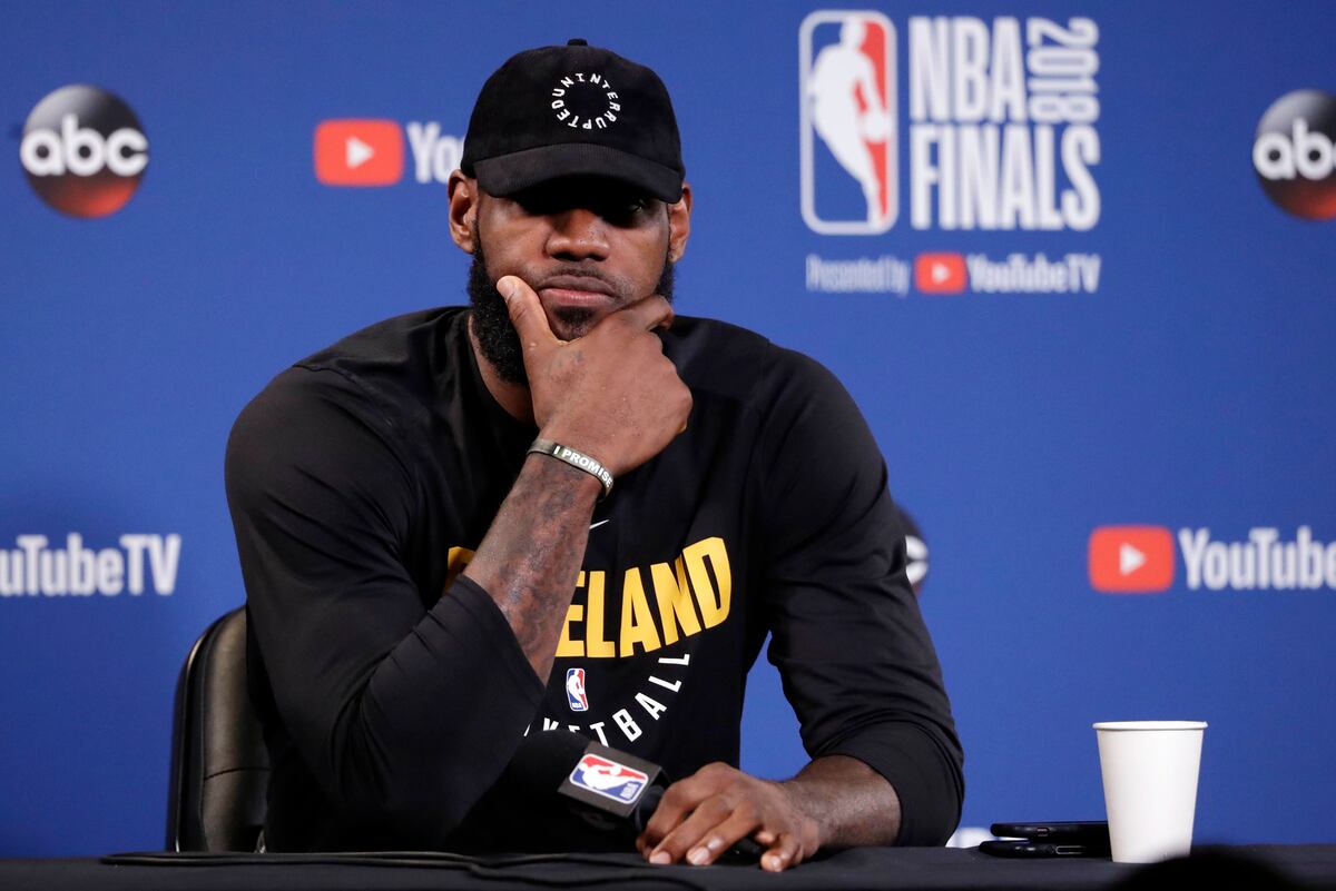 LeBron James Tells Media to 'Be Better Tomorrow' at Game 1 Press ...