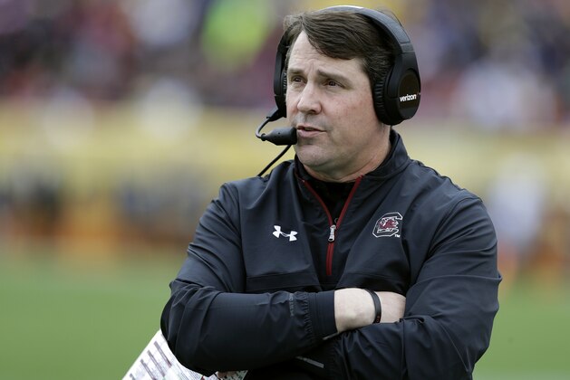 Will Muschamp Trolls Nick Saban over Running out of Gas in Boat