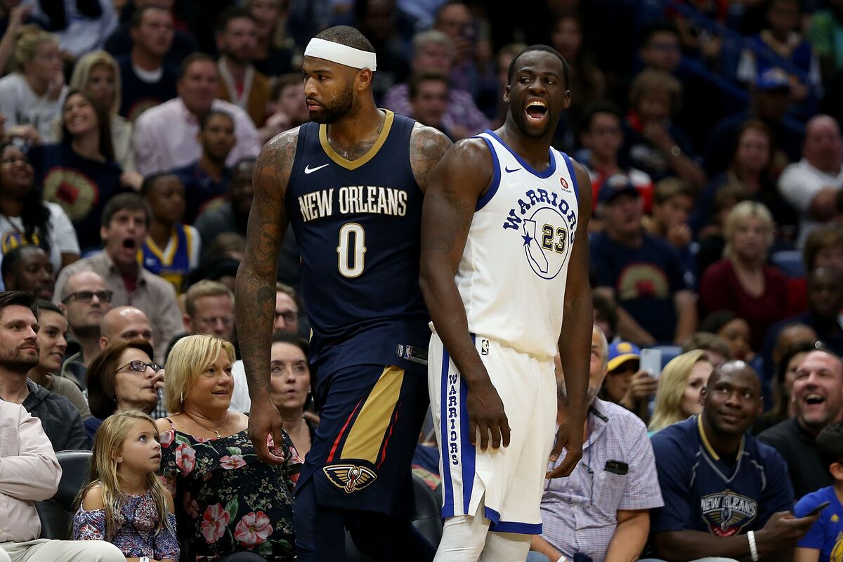DeMarcus Cousins Laughs, Says Draymond Green Told Him They'll Fight on ...