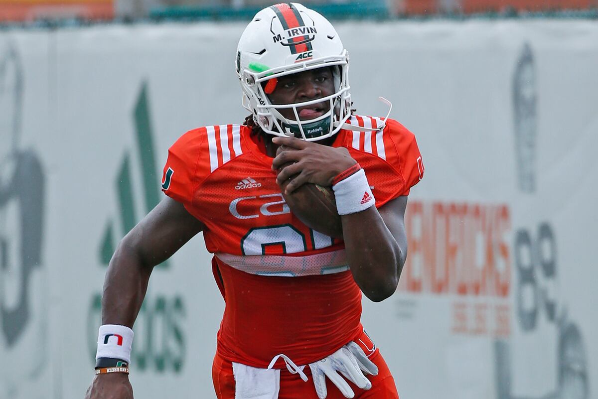 Miami TE Michael Irvin II to Undergo Surgery on Knee Injury, Out 4 ...