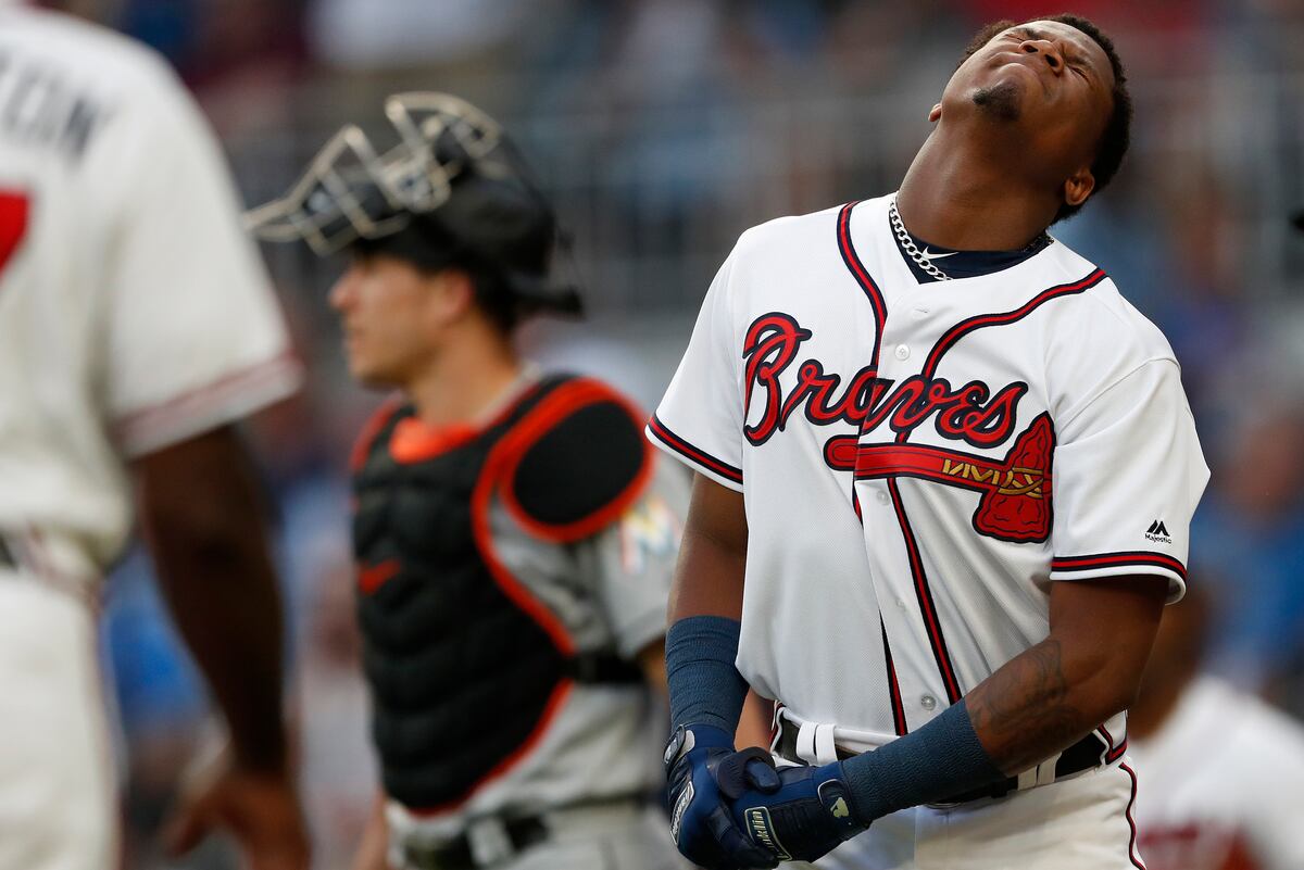 Ronald Acuna Jr. to Lead Off for Braves After Elbow Injury on ...
