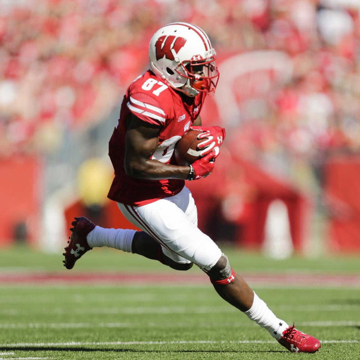 Wisconsin WR Quintez Cephus Suspended After Being Charged with Sexual ... Wisconsin WR Quintez Cephus Suspended After Being Charged with Sexual ...