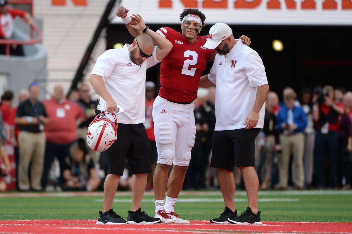 Nebraska Submits Video of Adrian Martinez's Injury for Review for Dirty ...