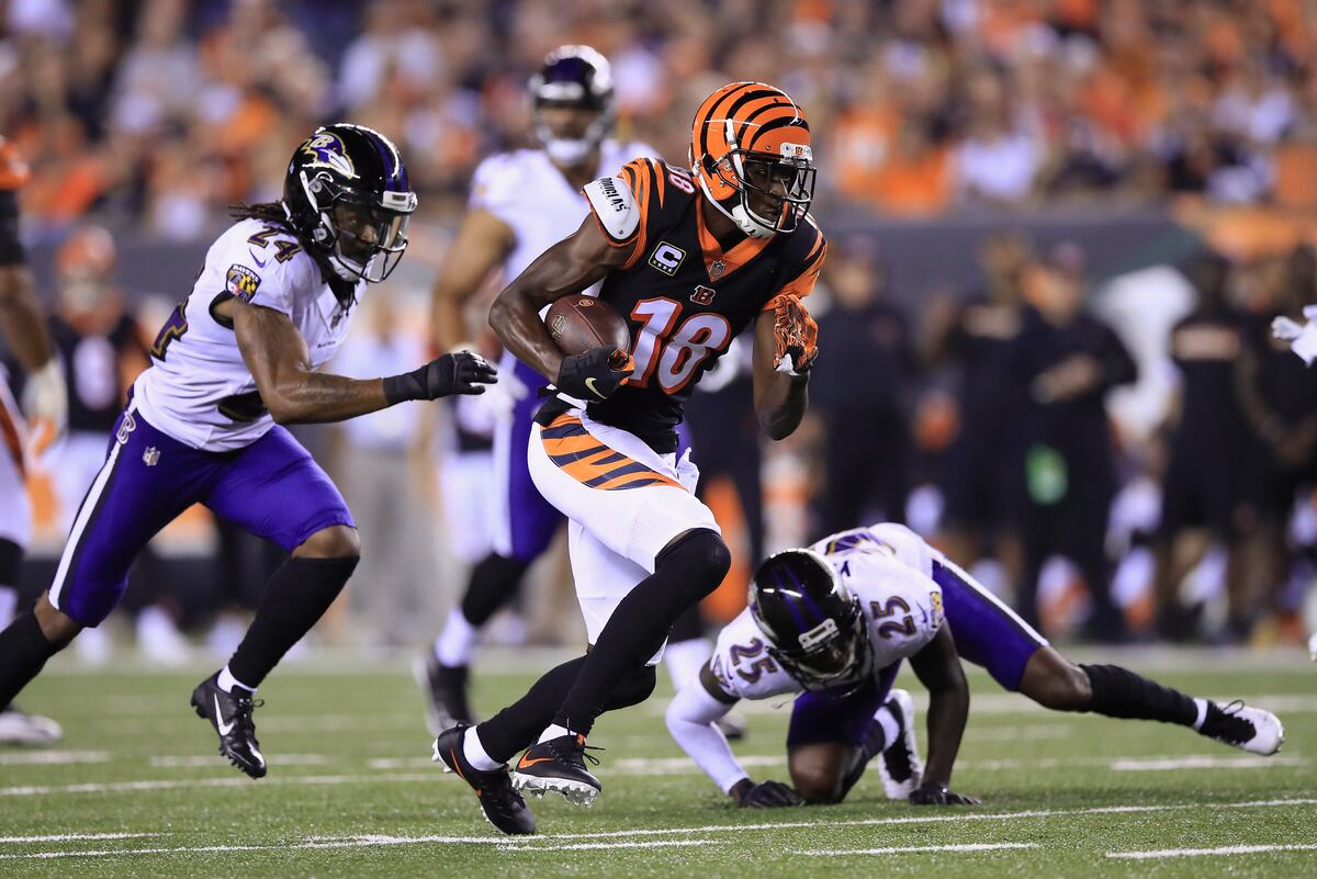 A.J. Green, Bengals Hold Off Ravens to Win 34-23 on Thursday Night ...