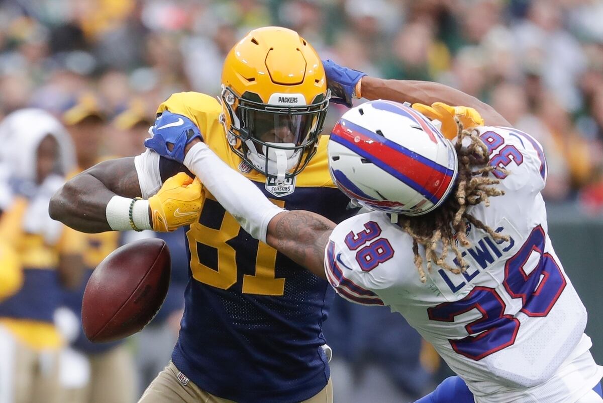 Packers Confirm WR Geronimo Allison Suffered Concussion vs. Bills ...