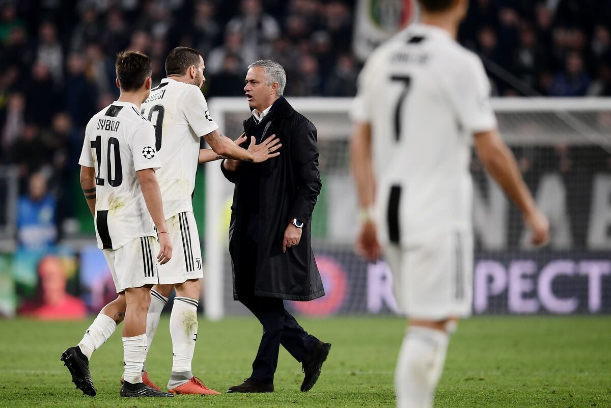 Jose Mourinho Reacts After Clash with Juventus Players Following UCL ...