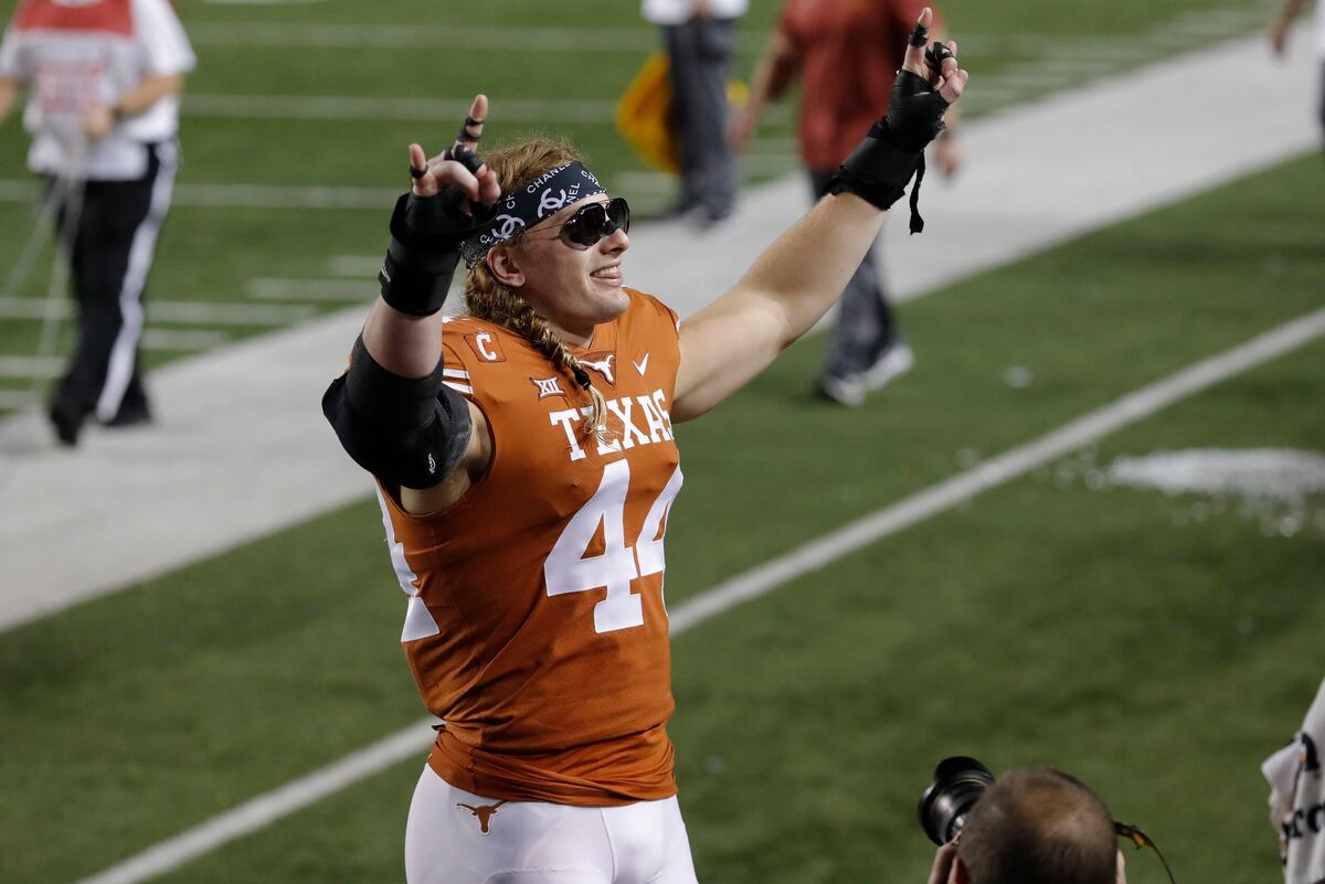 Texas DE Breckyn Hager Forced to Apologize by Big 12 After Saying OU ...
