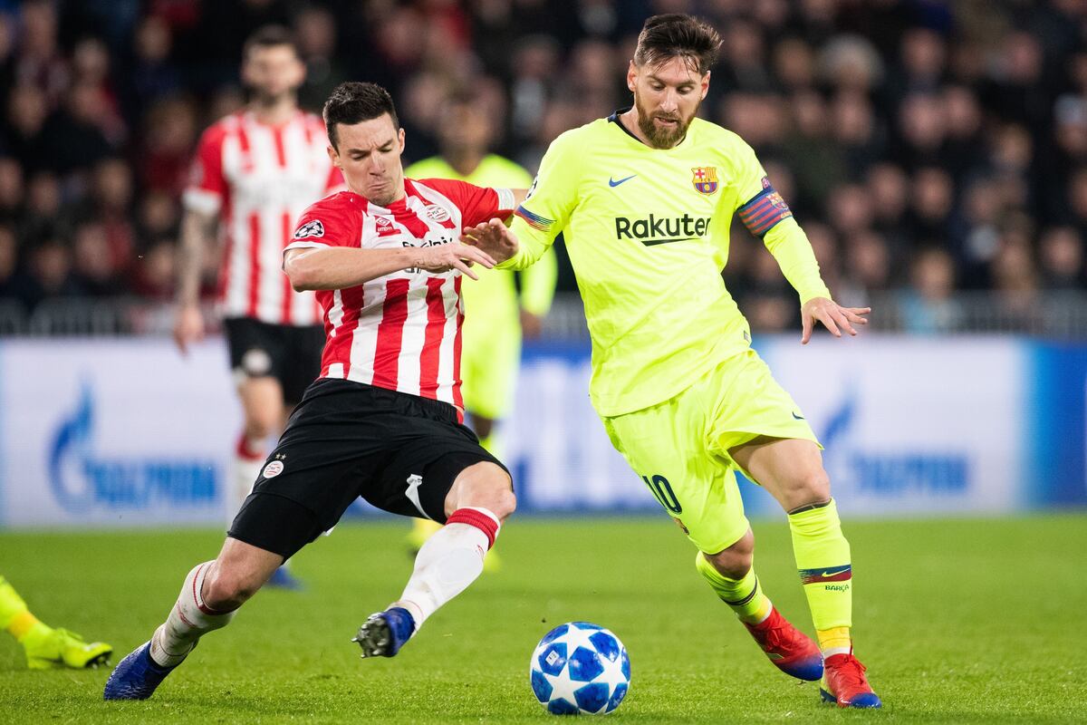 Lionel Messi, Barcelona Earn 2-1 Champions League Win over PSV ...