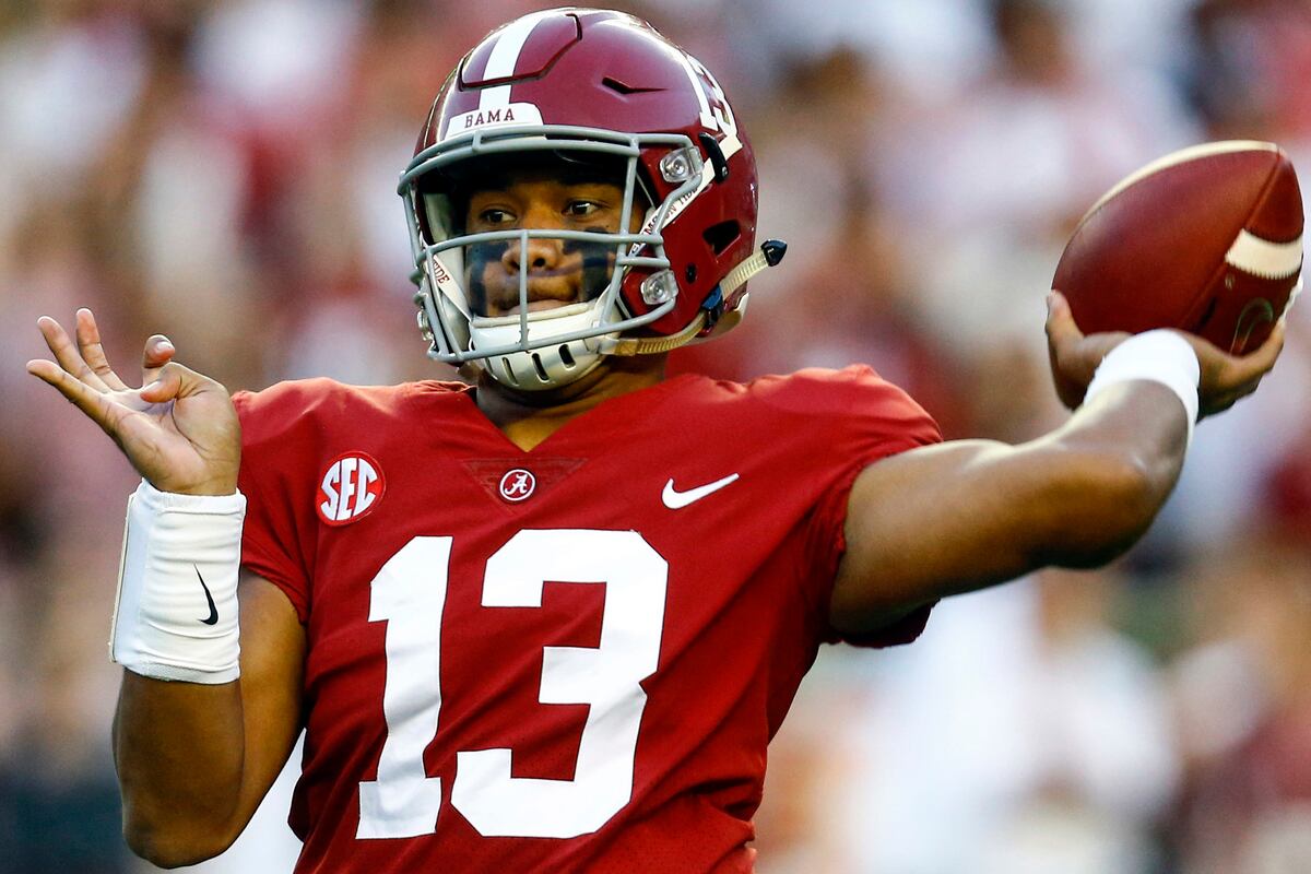 Tua Tagovailoa Returns to Alabama Practice After Suffering Ankle Injury ...